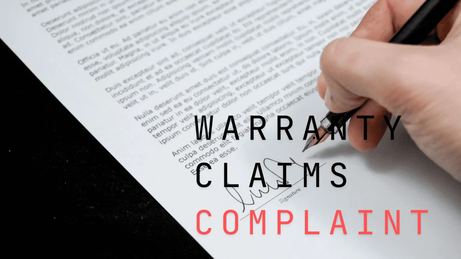 Common Warranty Claims Issues and How to Resolve them